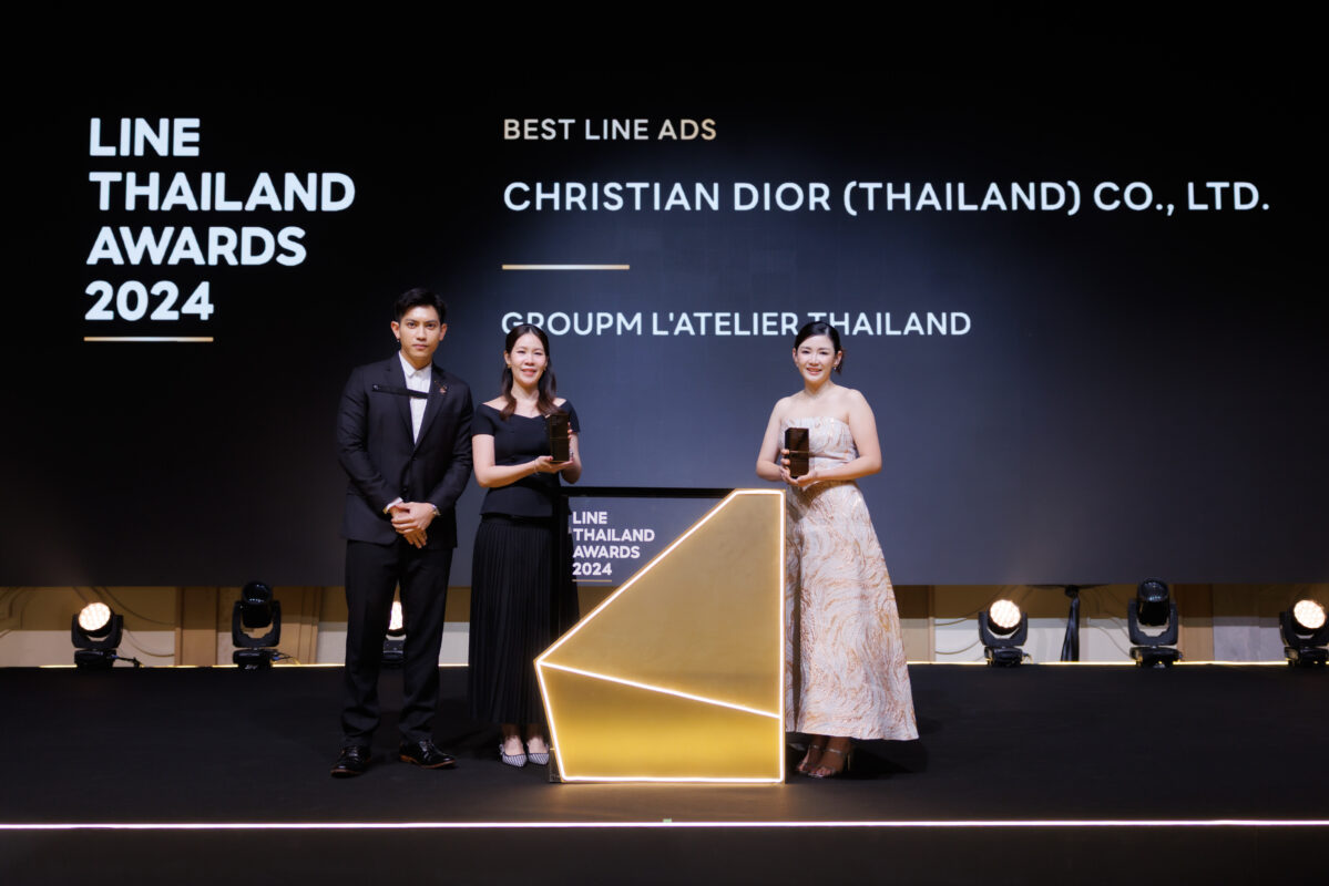 กรุ๊ปเอ็ม กวาด 14 รางวัลจาก LINE Thailand Awards 2024